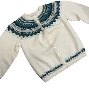 Nonia | Sweaters | Nonia Handmade In Newfoundland Fair Isle Cardigan ...